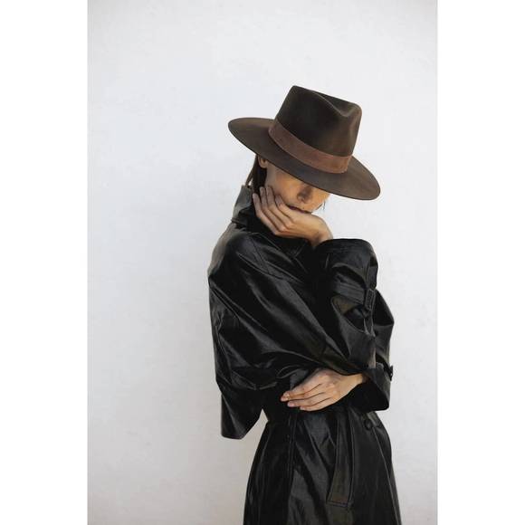 Janessa Leone | Accessories | New Janessa Leone Alara Hat In Chestnut ...